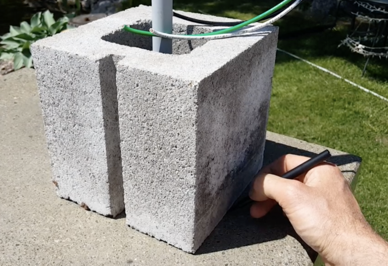 How To Install An Outdoor Lamp Post - Backyard Water Garden